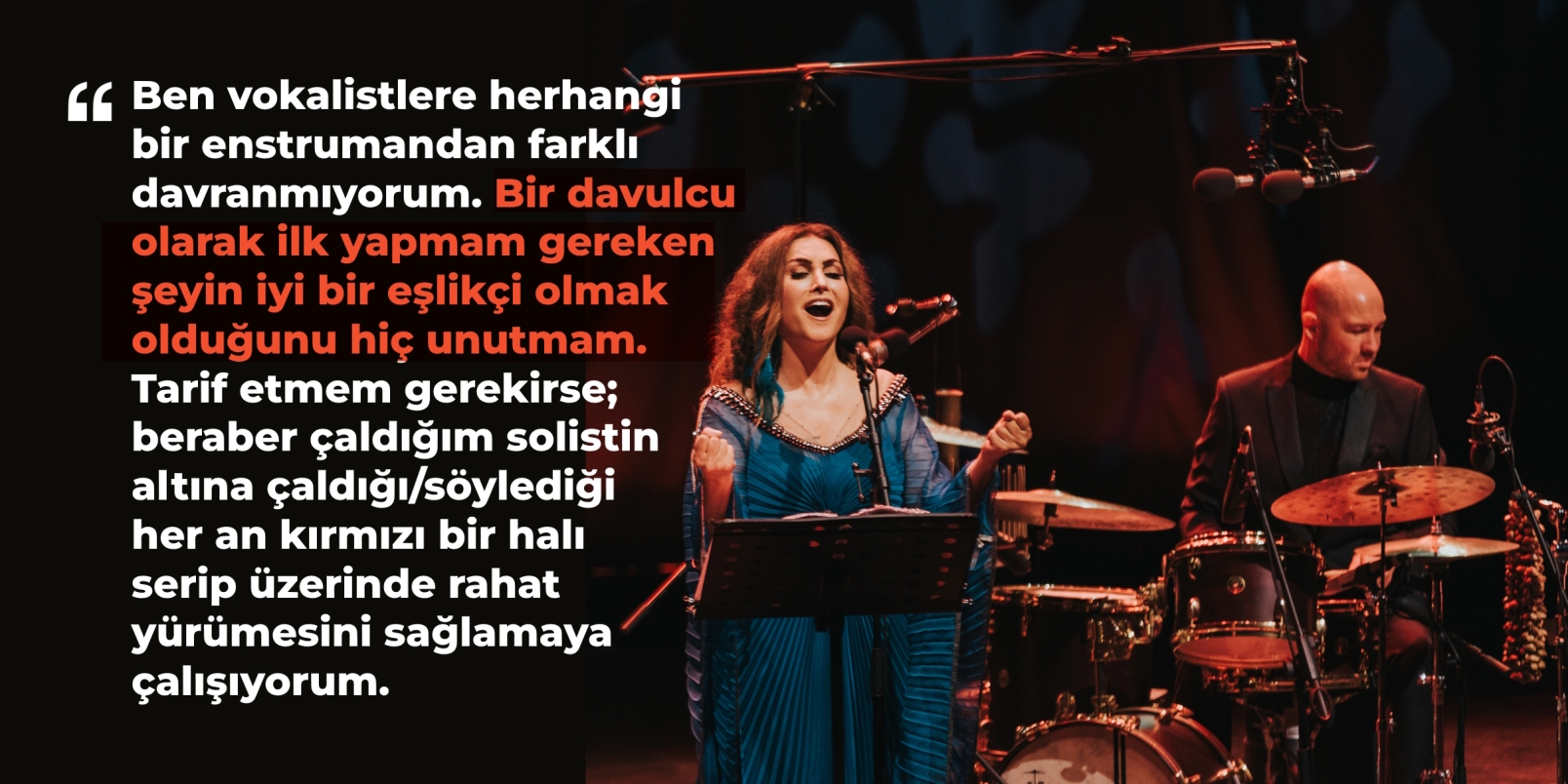 Ferit Odman ile Davulun Rolü Üzerine | Dark Blue Notes